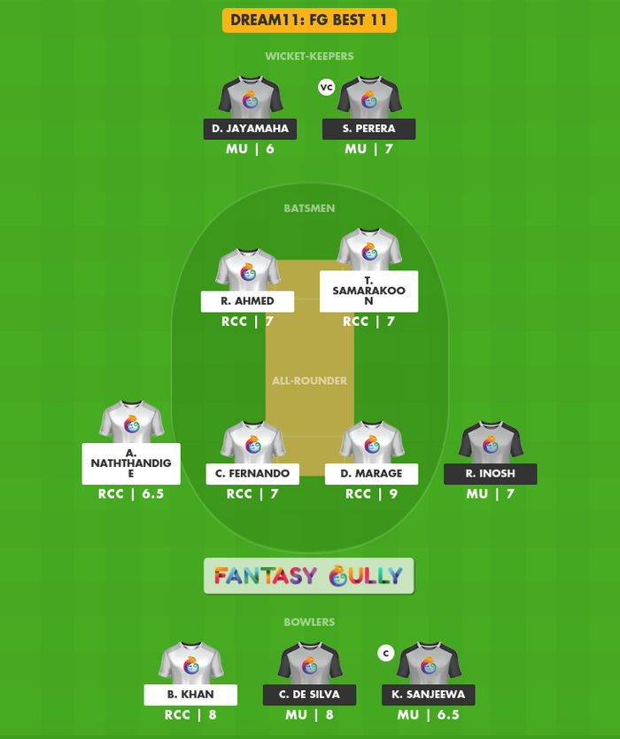 RCC vs MU Dream11 Prediction, Match 1 - Fantasy Cricket tips, Teams ...