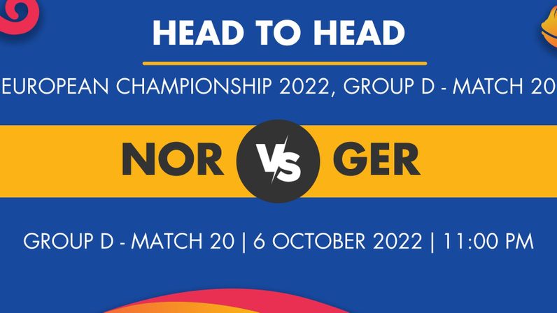 NOR vs GER Player Stats for Group D - Match 20 - Who Will Win Today's ...