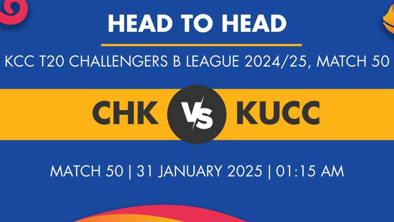 CHK vs KUCC Player Stats for Match 50, CHK vs KUCC Prediction Who Will ...