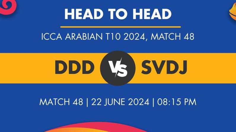DDD vs SVDJ Player Stats for Match 48, DDD vs SVDJ Prediction Who Will ...