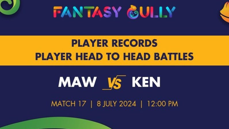 MAW vs KEN player battle, player records and player head to head ...