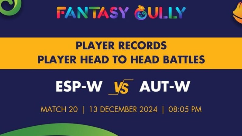 ESP-W vs AUT-W player battle, player records and player head to head ...